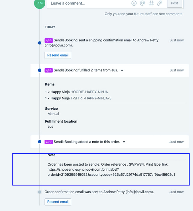 How To Print Label In Shopify Sendle App Joovii
