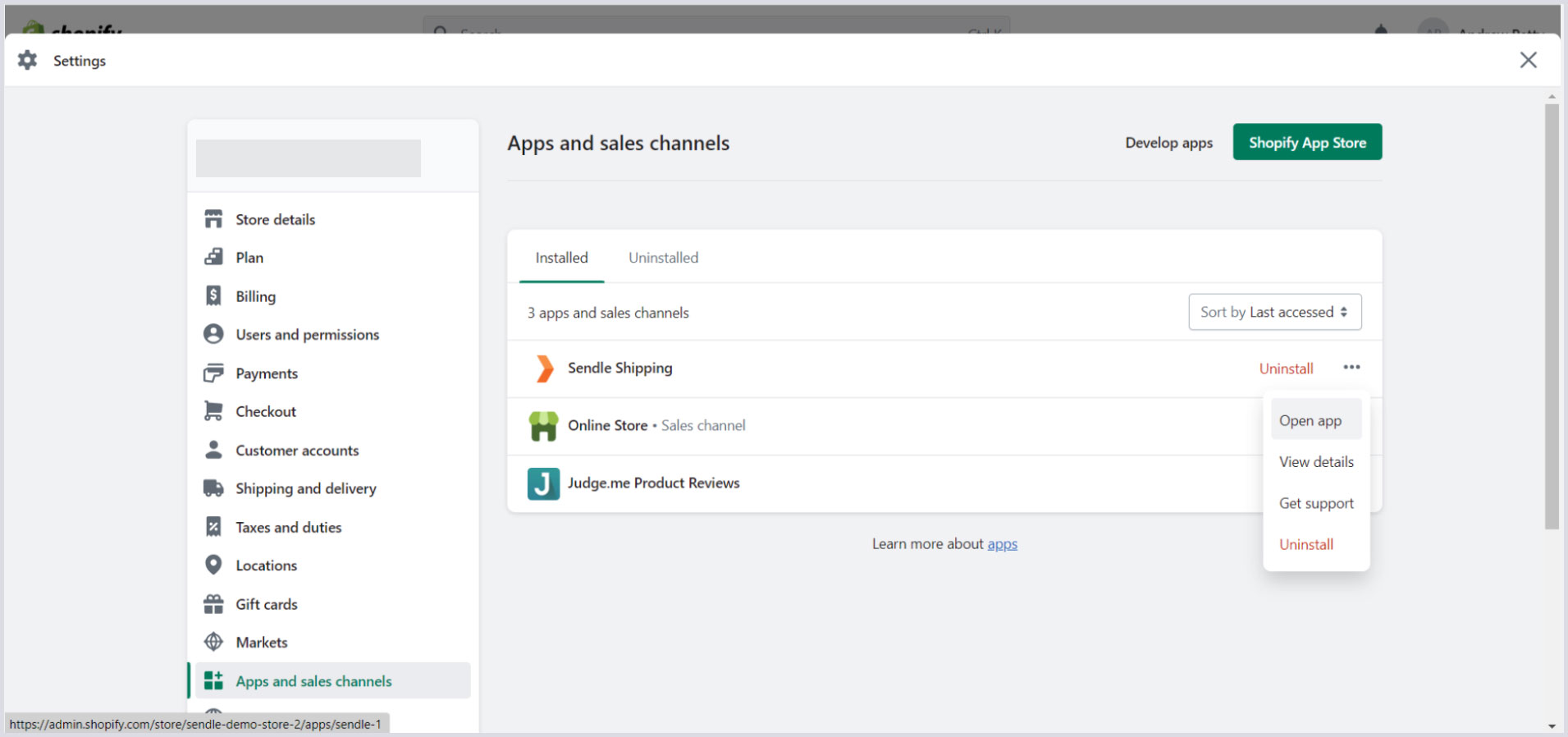 Shopify app Installation Instruction