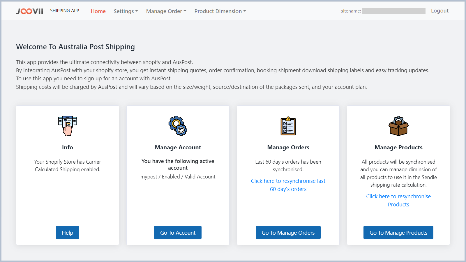 User Instructions for eParcel